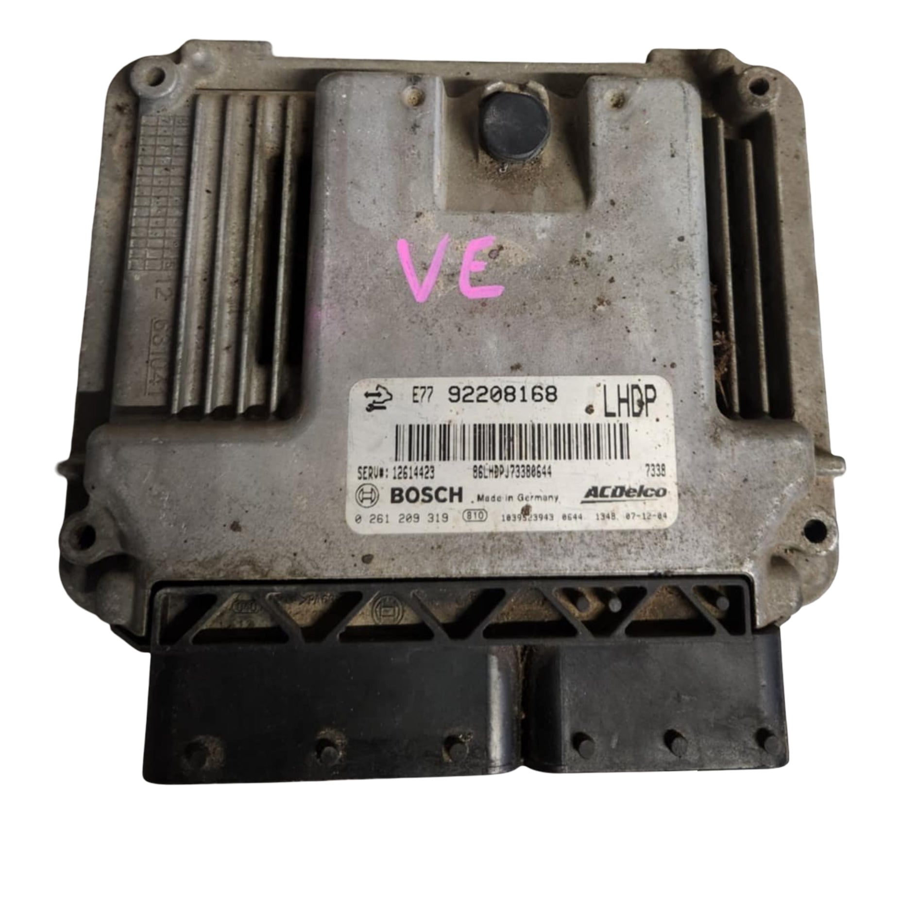 VE - HOLDEN COMMODORE - ECU - P/N #92208168 SERIVCE #12614423 ...