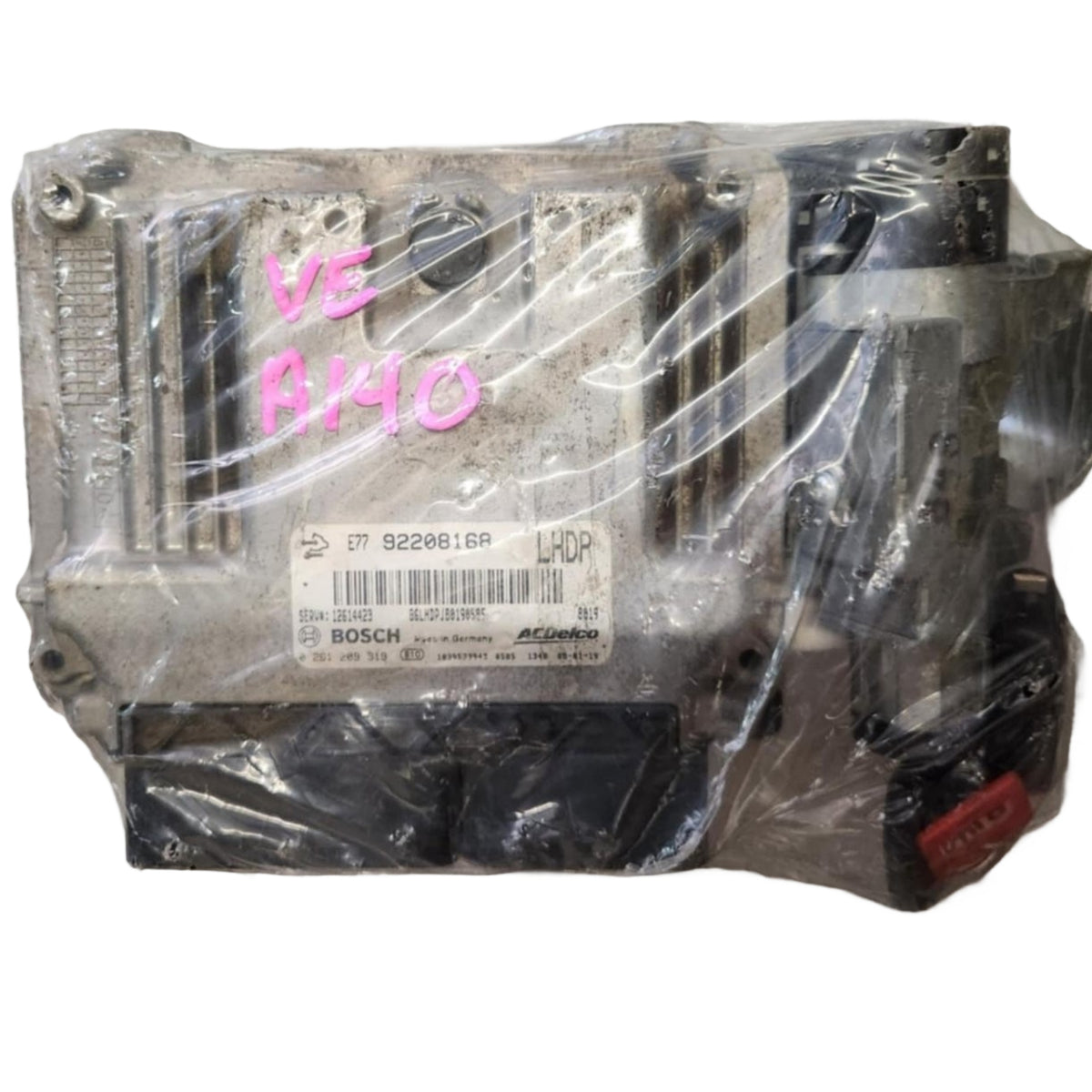 A140 - VE HOLDEN COMMODORE V6 - Computer Set (BCM, ECU SERVICE # 12614 ...