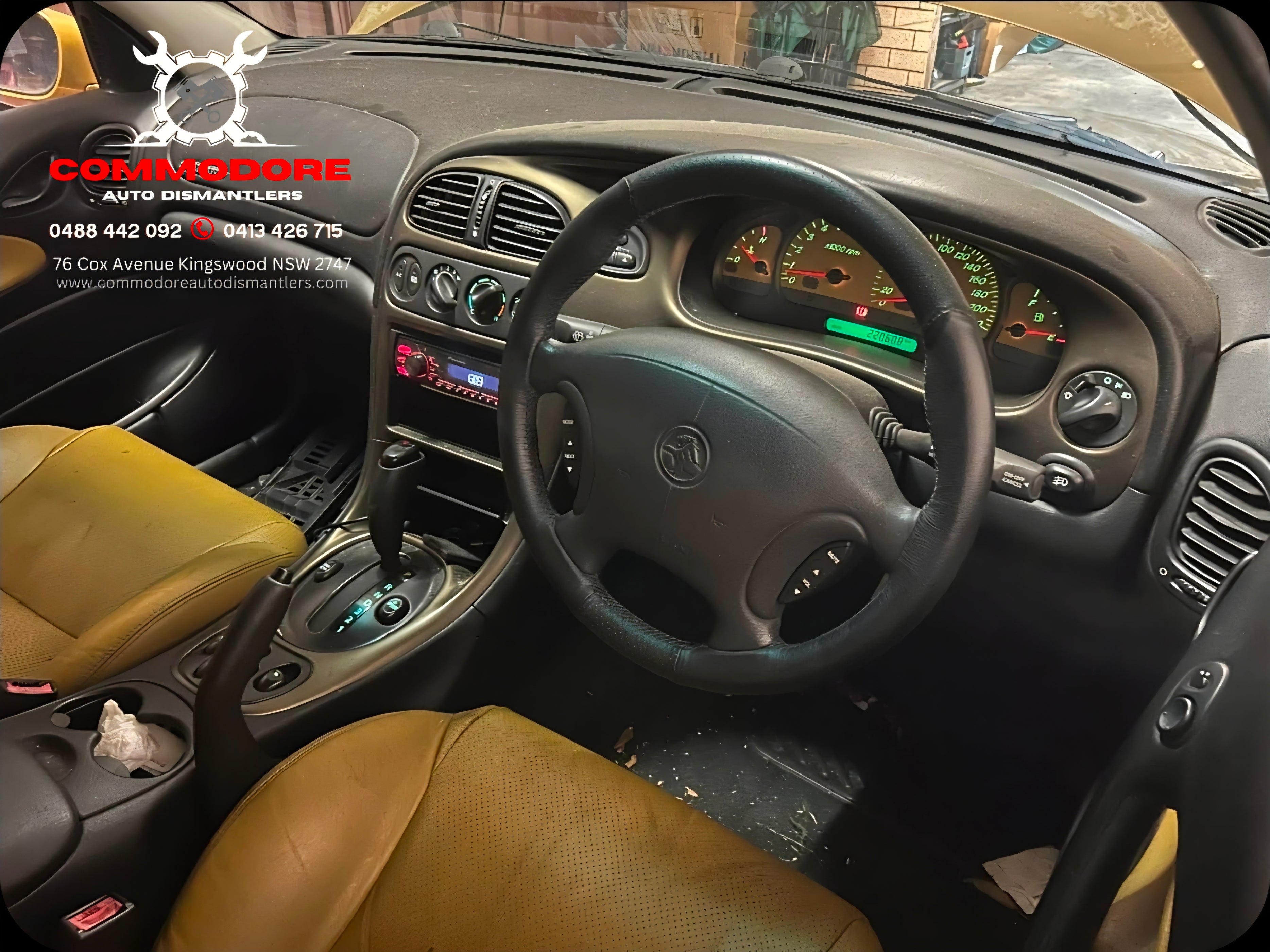 JOFBSS - VX Holden Commodore SS V8 Auto Sedan - Cluster Hyper Yellow 2 ...