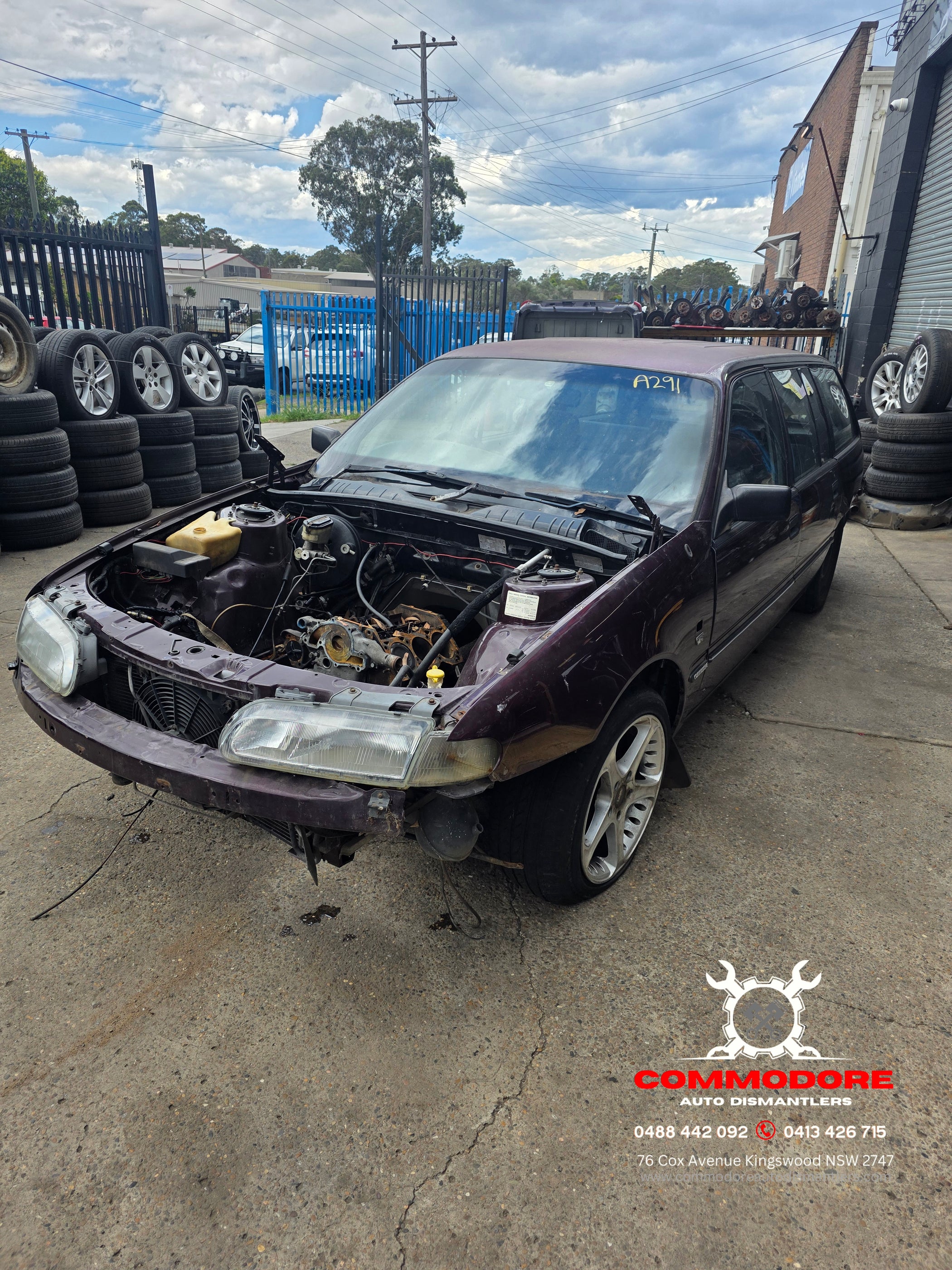 A291 - VS HOLDEN COMMODORE WAGON - Fuel Tank Filler Neck — Commodore ...