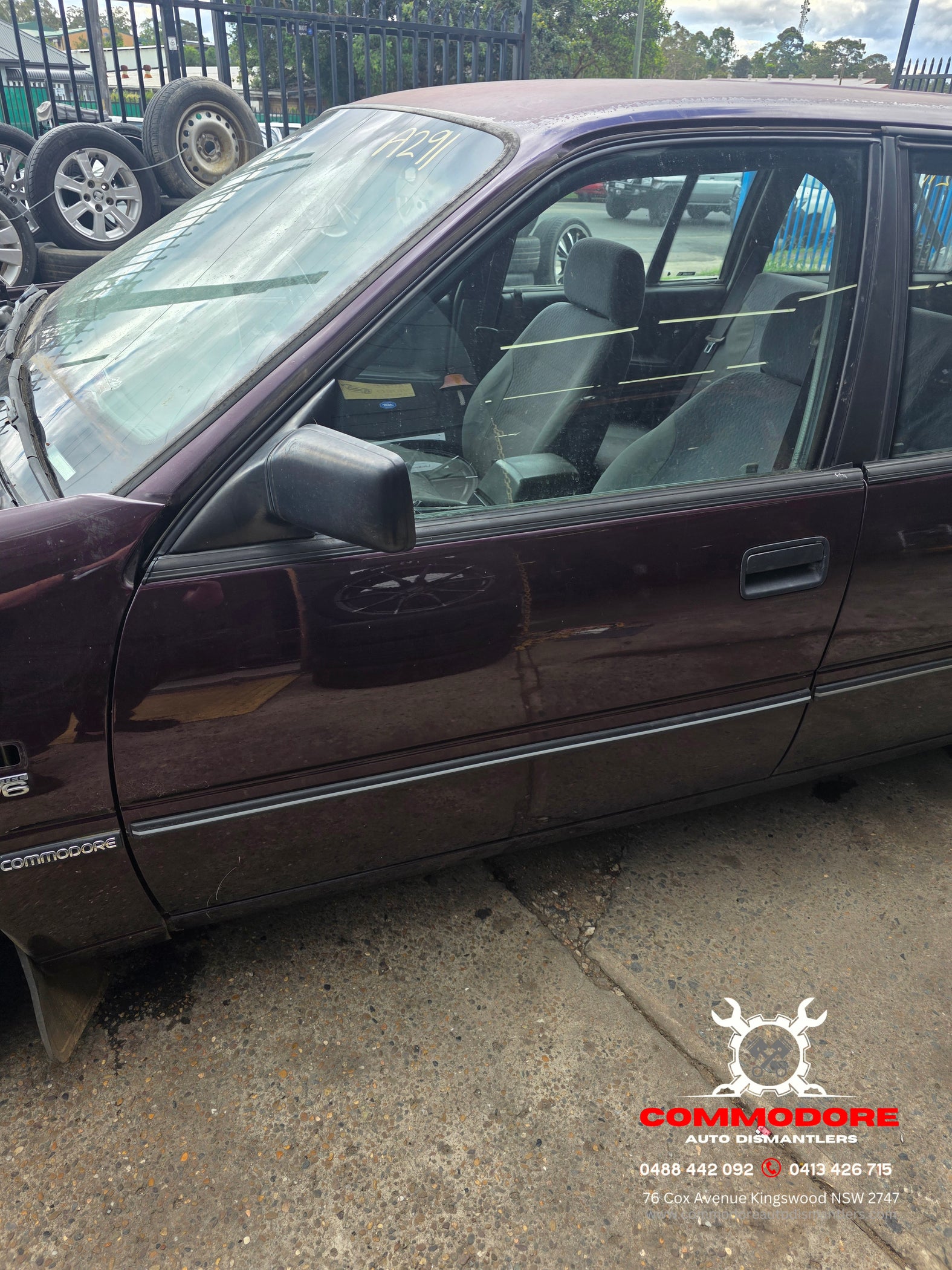 A291 - VS HOLDEN COMMODORE WAGON - Passengers Side Mirror Powered - BL — Commodore Auto Dismantlers