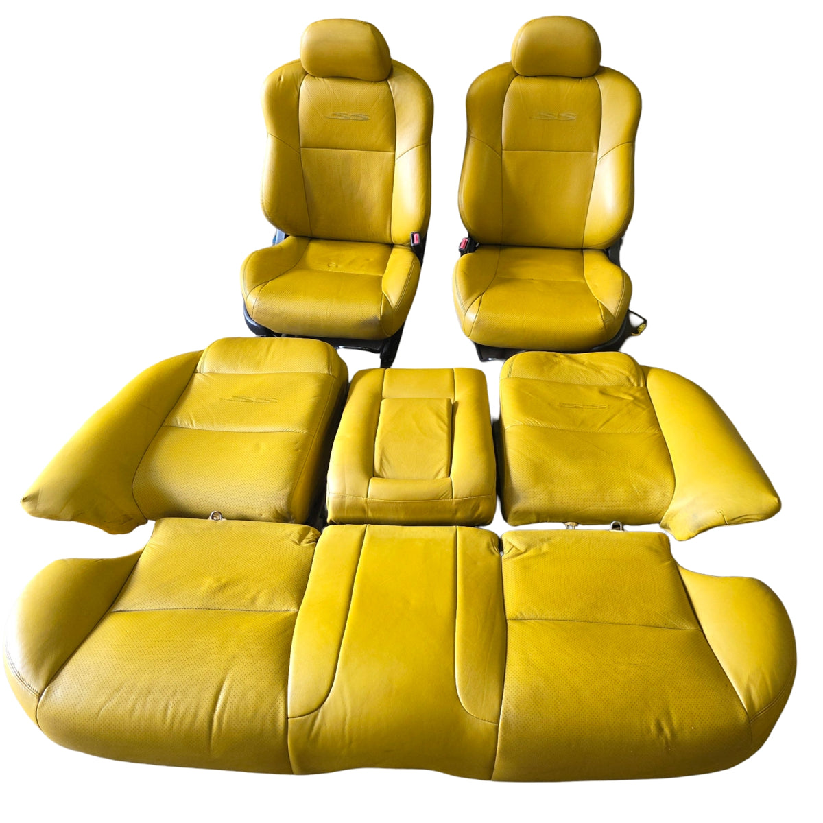 JOFBSS - VX Holden Commodore SS Sedan - Hyper Yellow Leather Seats (Se ...