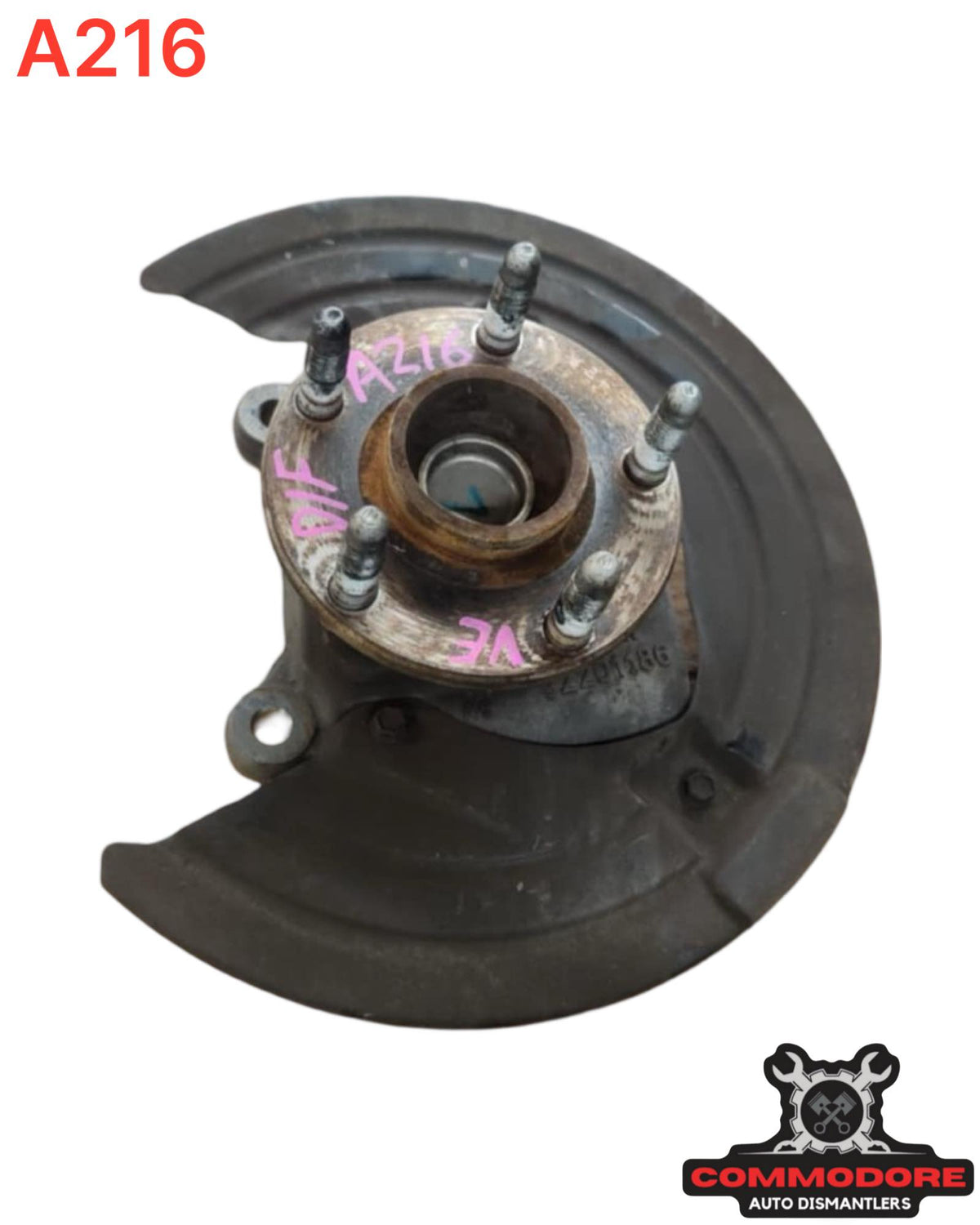 VE / WM - HUB Assemble Driver's Side (FRONT) — Commodore Auto Dismantlers