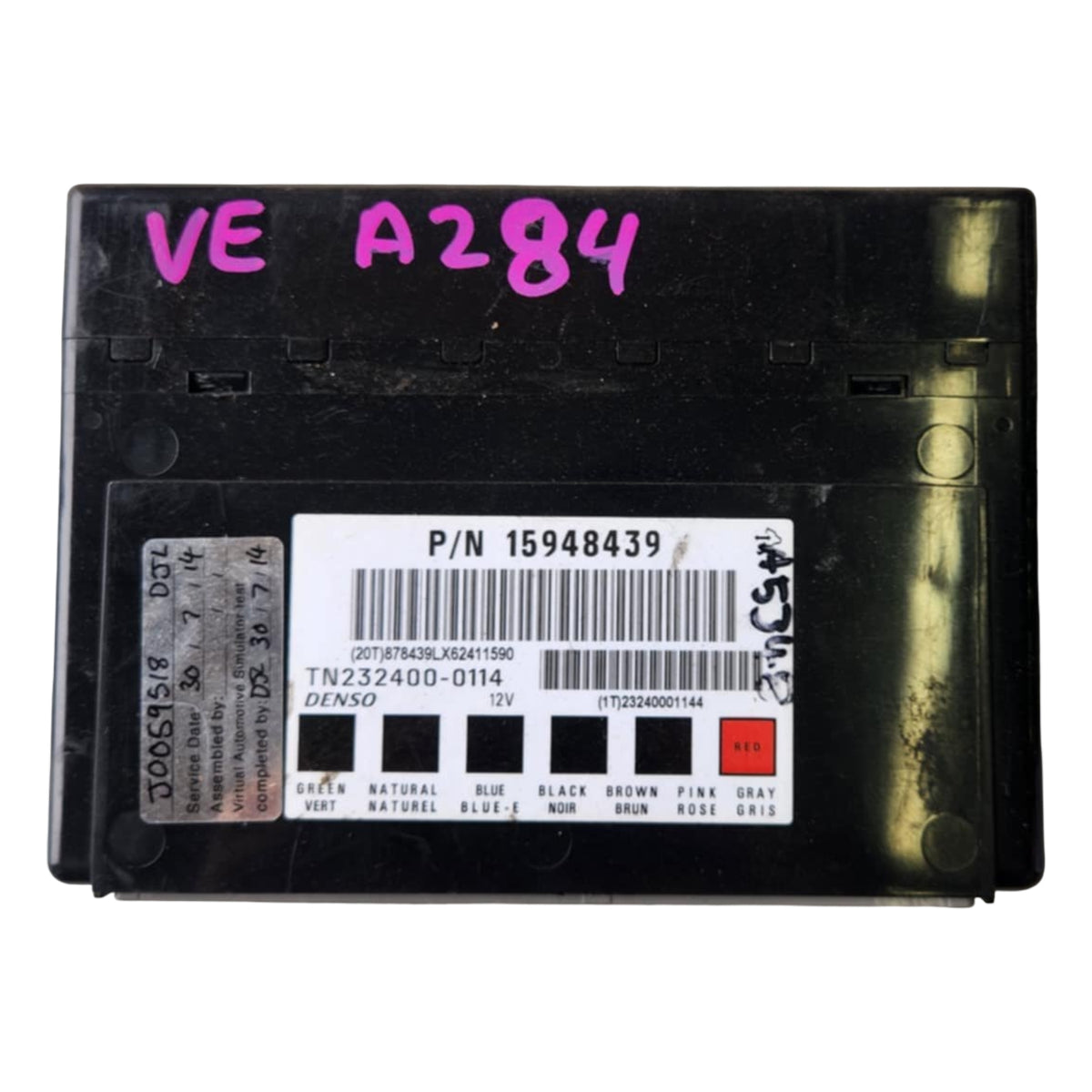 A284 - VE Holden Commodore Ute (2008) - Body Control Module V6 AUTO M3 ...