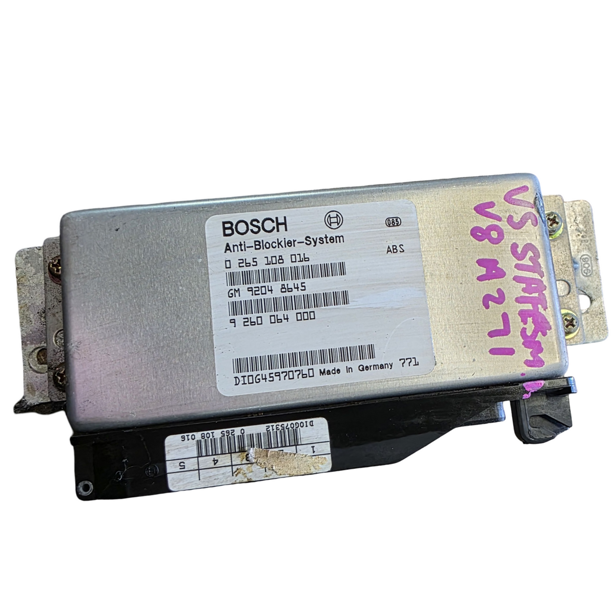 A271 - VS HOLDEN STATESMAN SII - ABS Anti Blocker System — Commodore ...