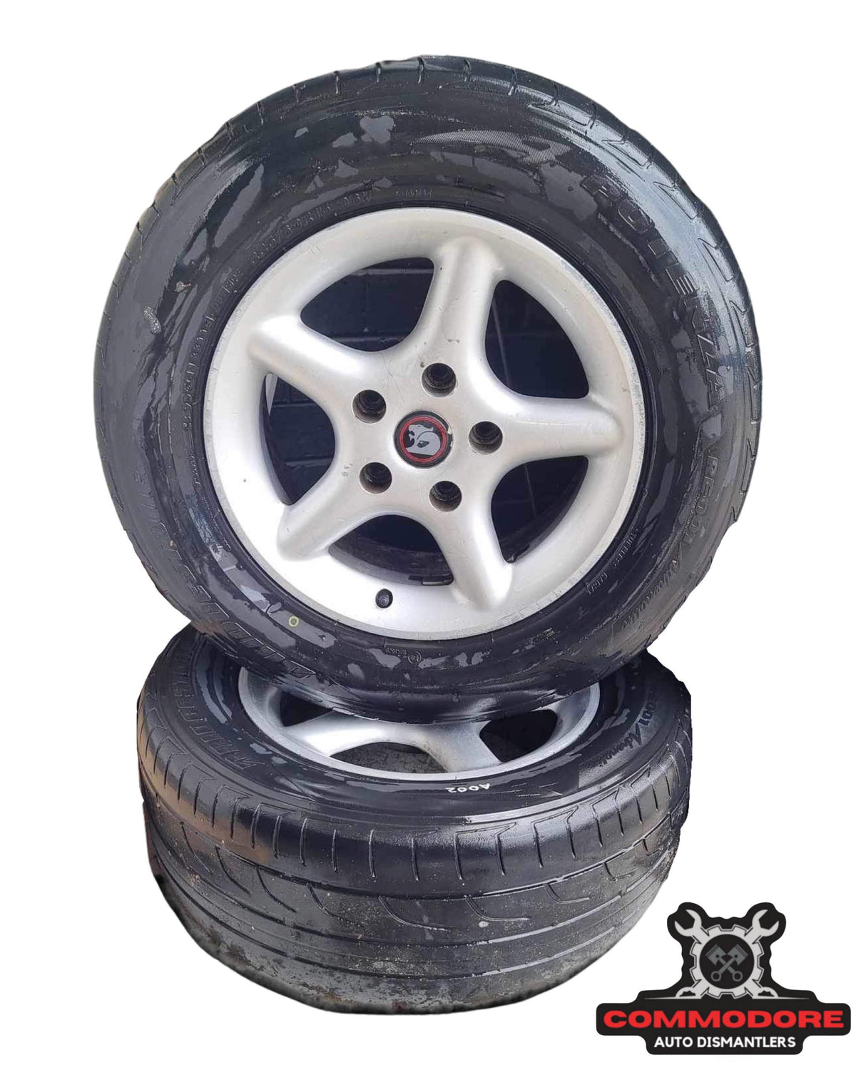 A002 - VS HOLDEN COMMODORE - 15" 5 Spoke Wheels (SET OF 2) HSV STYLE C ...