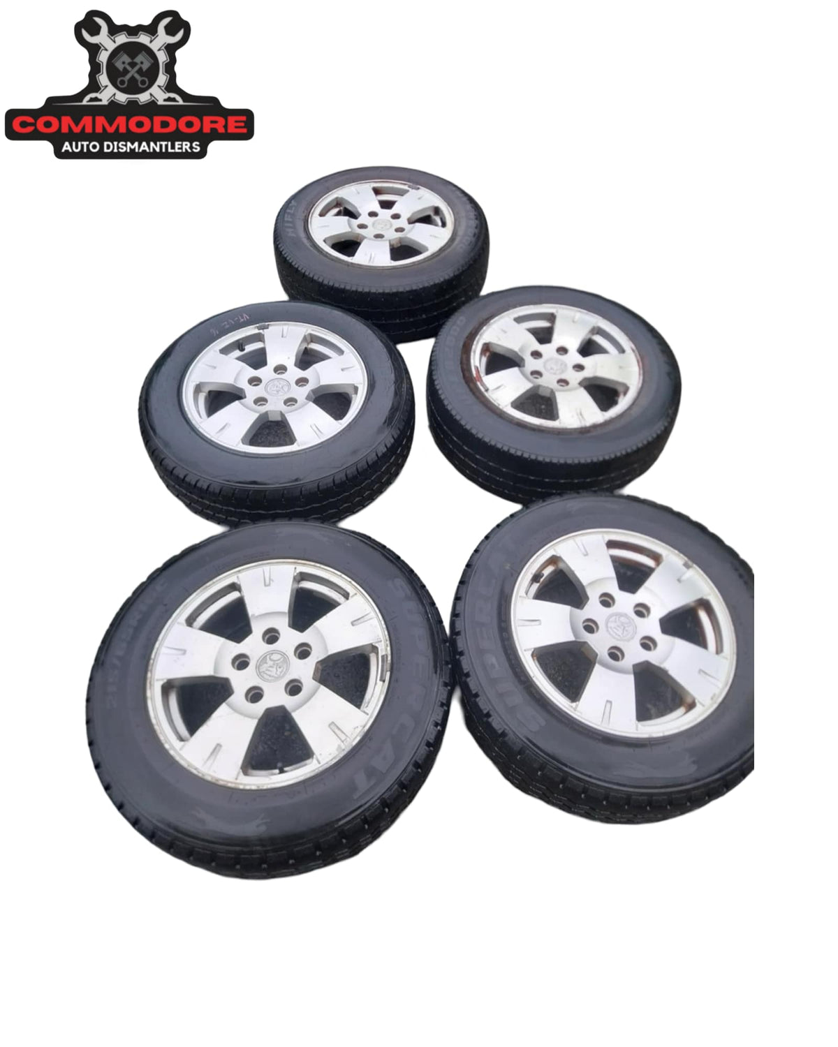 A200 - VY One Tonner -Wheels 16" (set of 5) — Commodore Auto Dismantlers