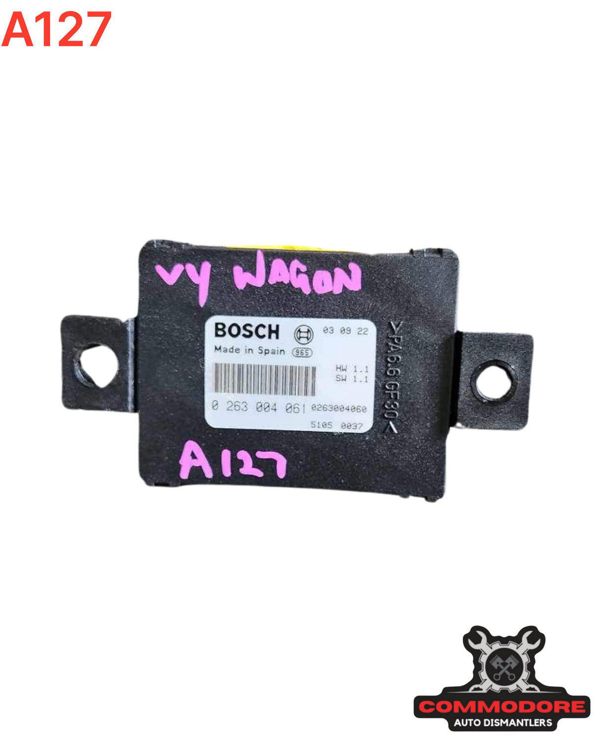 A127- Vy Adventra- Reverse Sensor Module — Commodore Auto Dismantlers