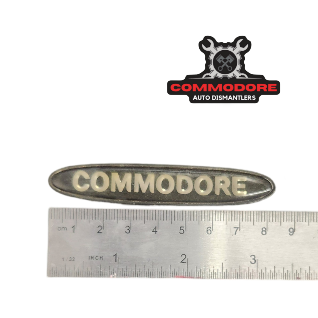 PIC - BADGE - Oval Commodore Badge — Commodore Auto Dismantlers
